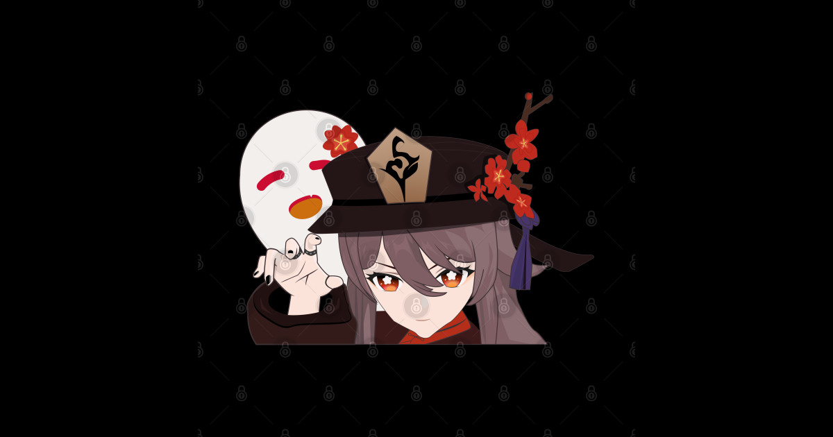 Genshin Hutao - Hutao - Sticker | TeePublic
