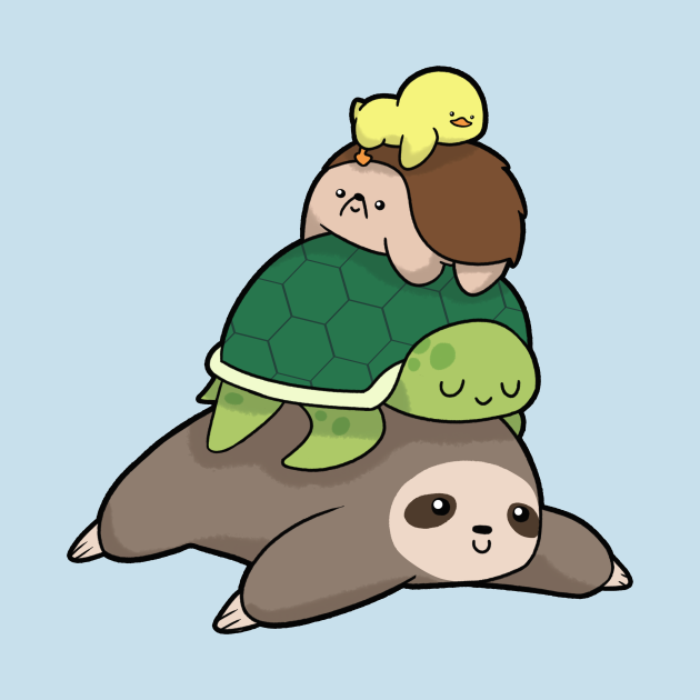 Animal Pile - Cute - Pillow | TeePublic