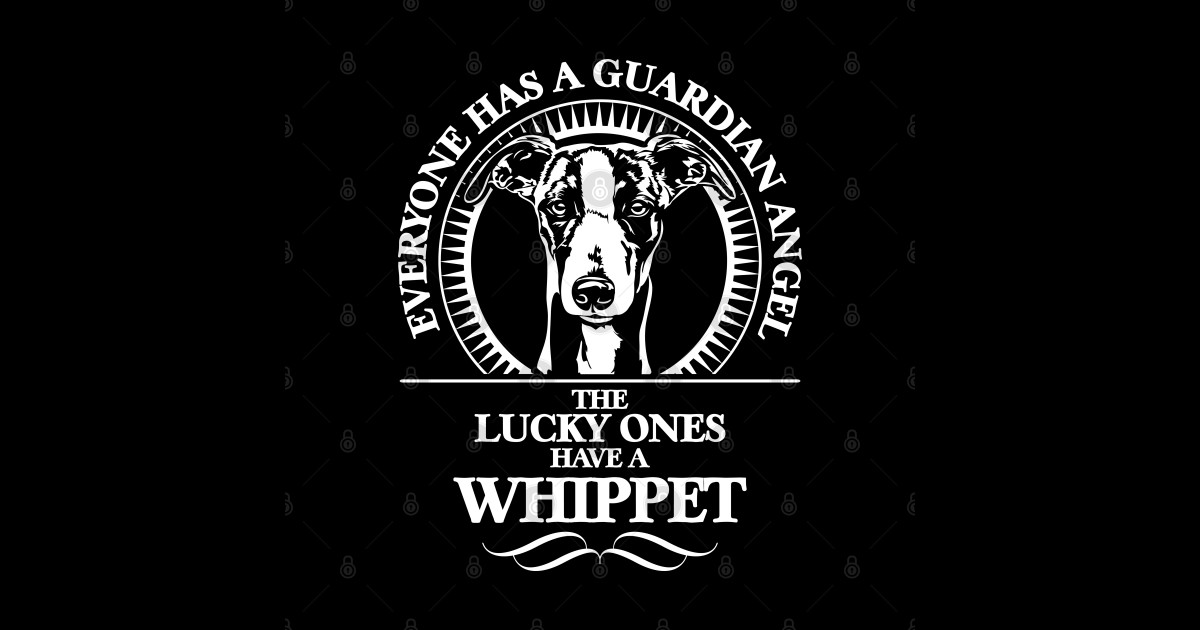 Whippet Guardian Angel dog sayings - Whippet Mom Gift - Sticker | TeePublic