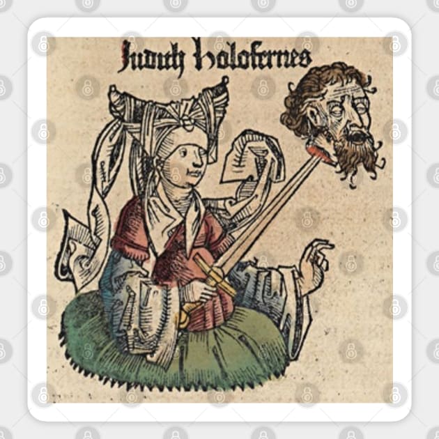 Medieval Creature Meme (Judith beheading Holofernes) - Mood - Sticker ...