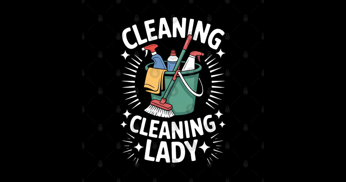 Cleaning Lady Household Chores Clean Living Life - Clean Living Life ...