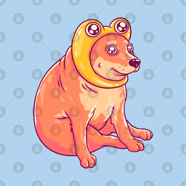 Cheems Frog - Yellow Frog Hat - Cheems - Mug | TeePublic