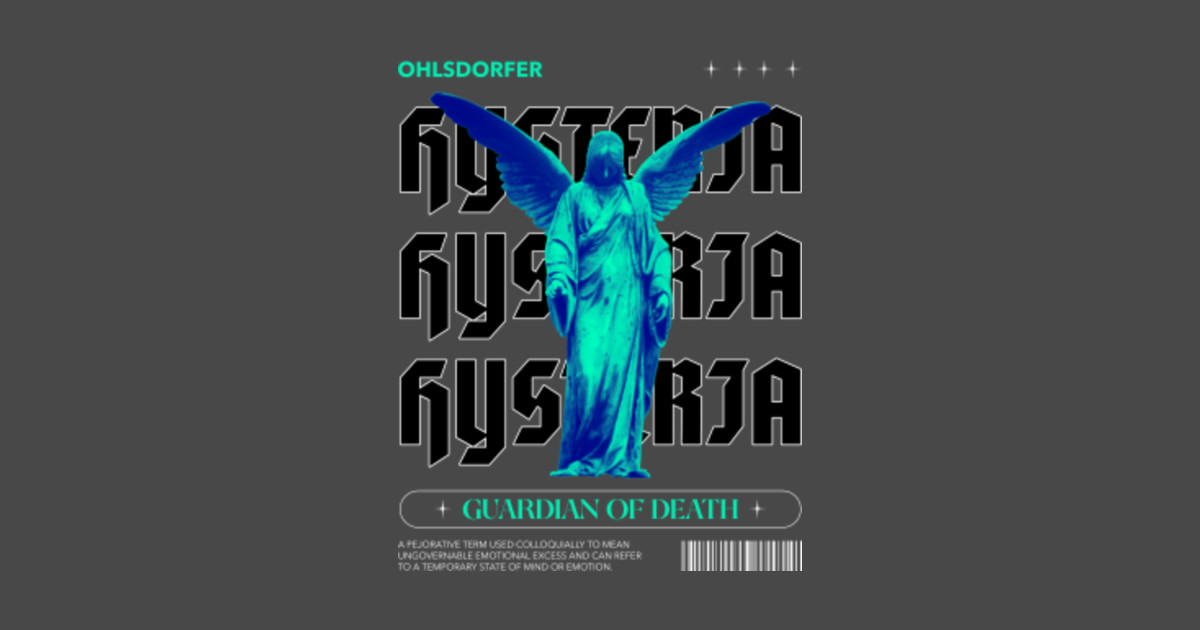 hysteria angel of death statue sculpture - Hysteria - T-Shirt | TeePublic