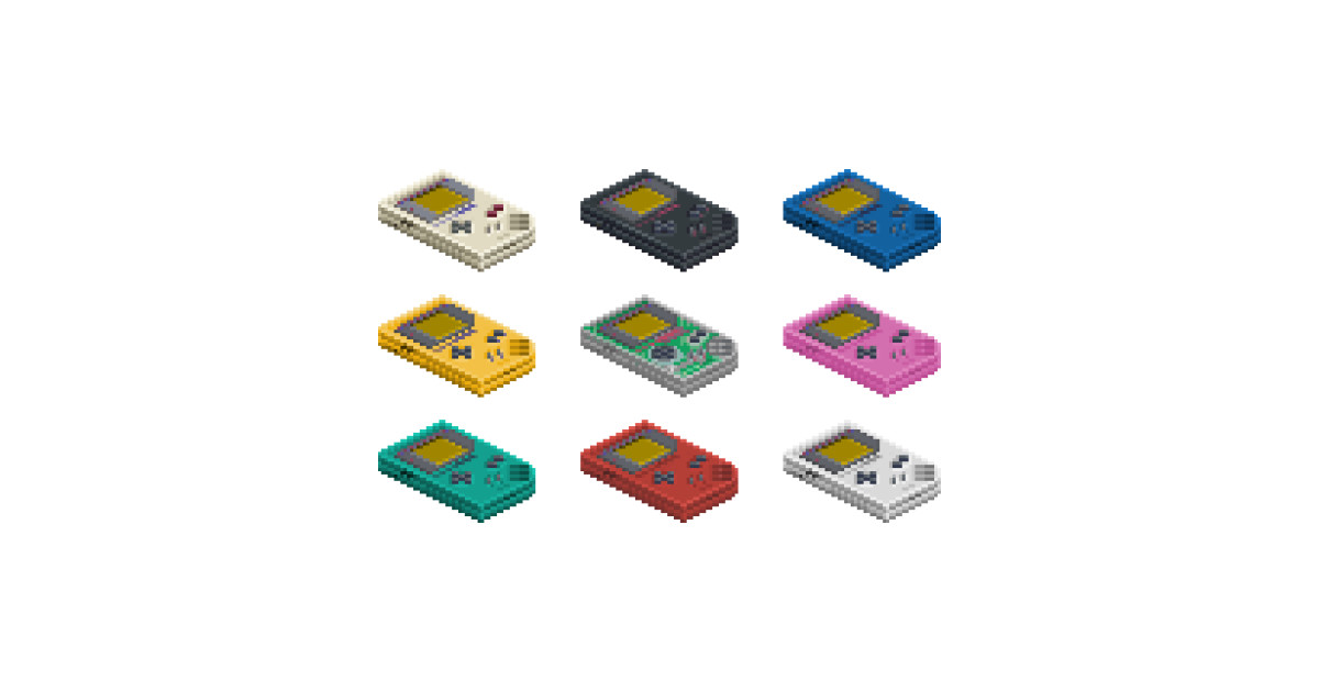 Gameboy Original Pixel Art - Nintendo - T-Shirt | TeePublic