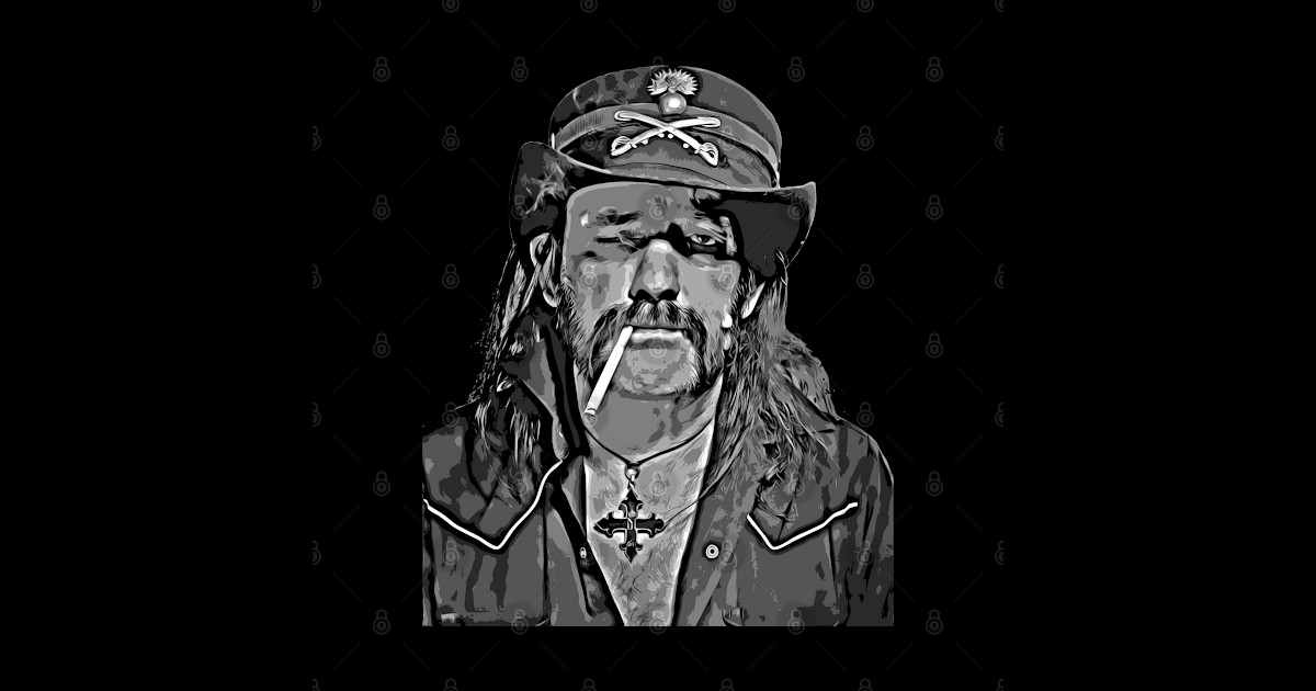 LEMMY KILMISTER THE BASS PLAYER - Lemmy Kilmister - Sticker | TeePublic