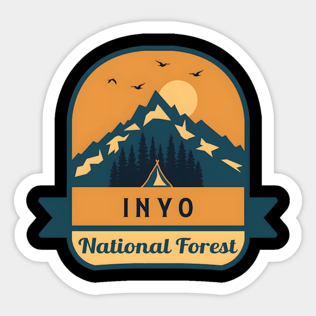Inyo National Forest - Inyo - Sticker | TeePublic