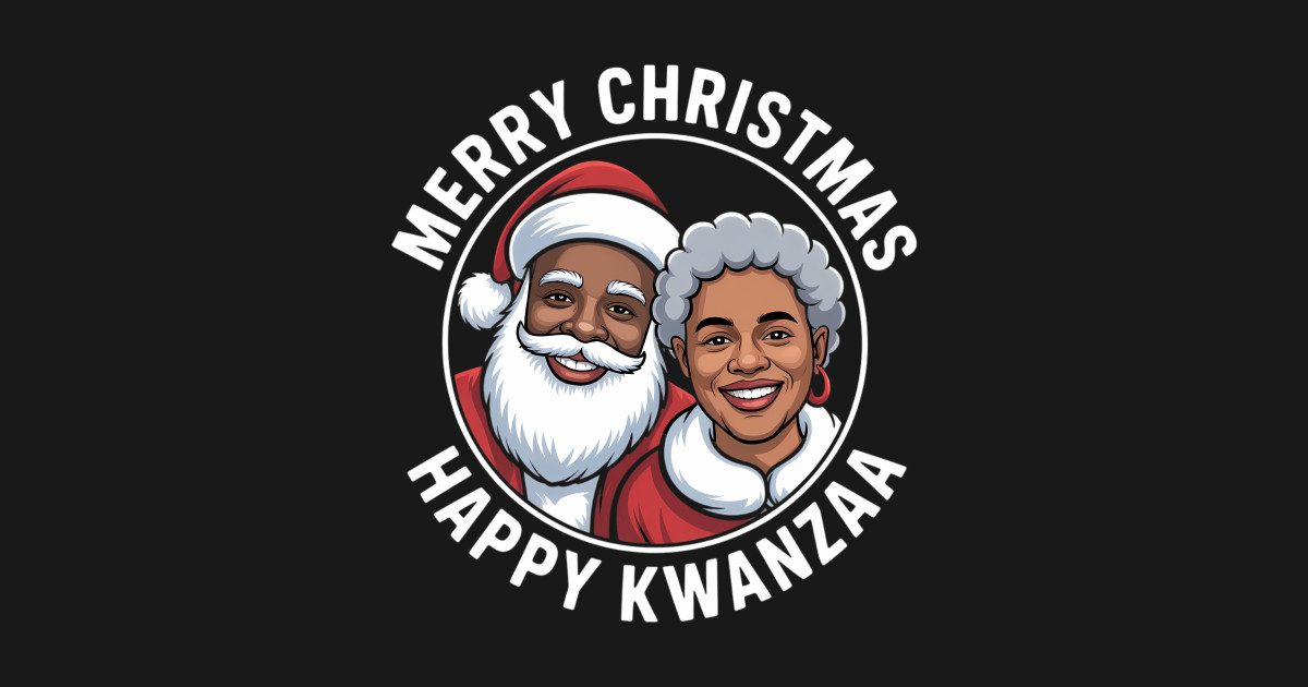 Black Loving Santa Claus and Mrs. Claus Christmas Kwanzaa - Christmas ...