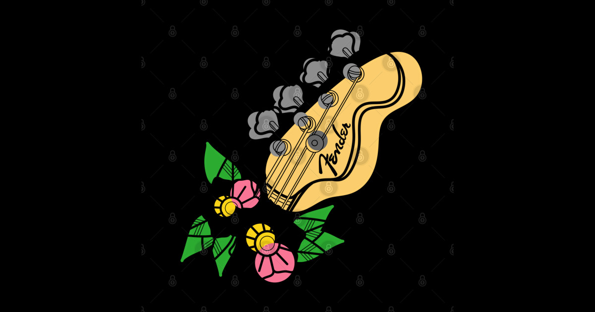 Bass Fender - Bass Player - Sticker | TeePublic
