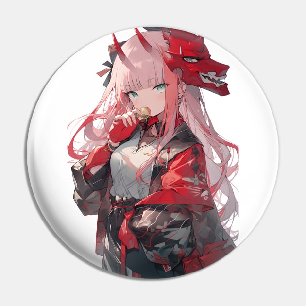 Darling in the Franxx Zero Two in Japanese Kimono - Zero Two - Pin ...