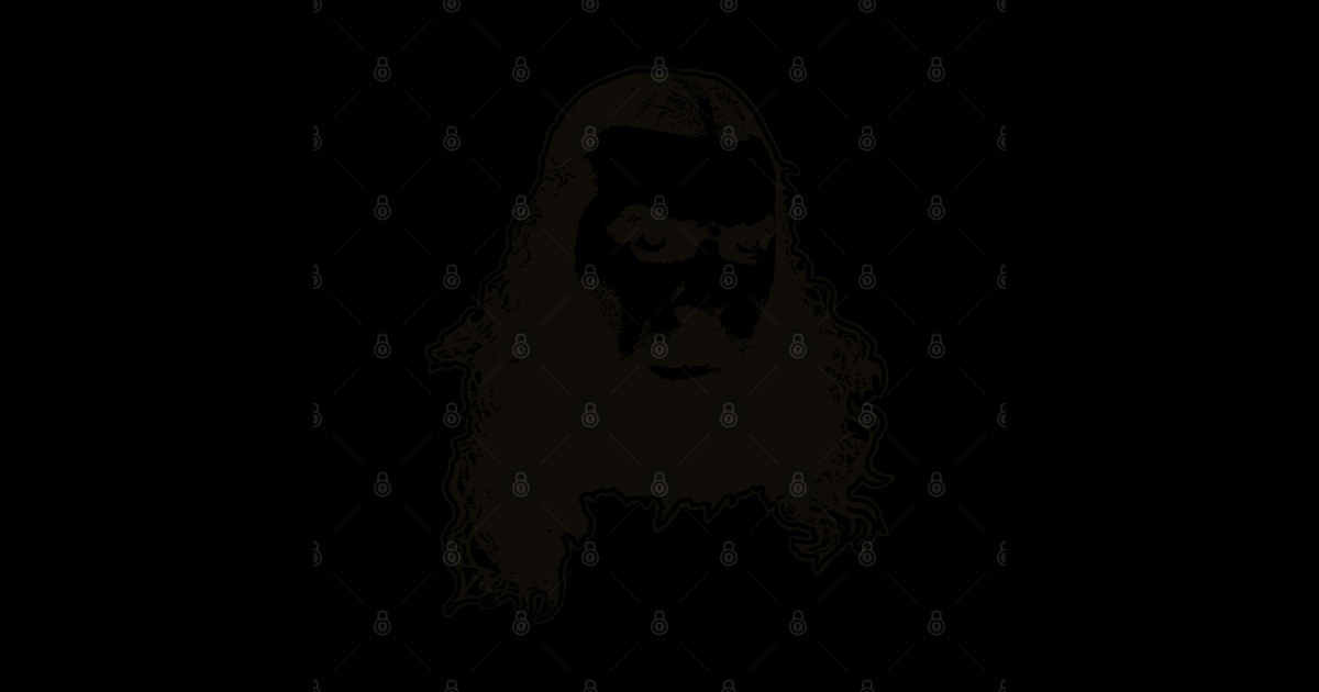 Bruiser Brody (negative space) - Bruiser Brody - Sticker | TeePublic