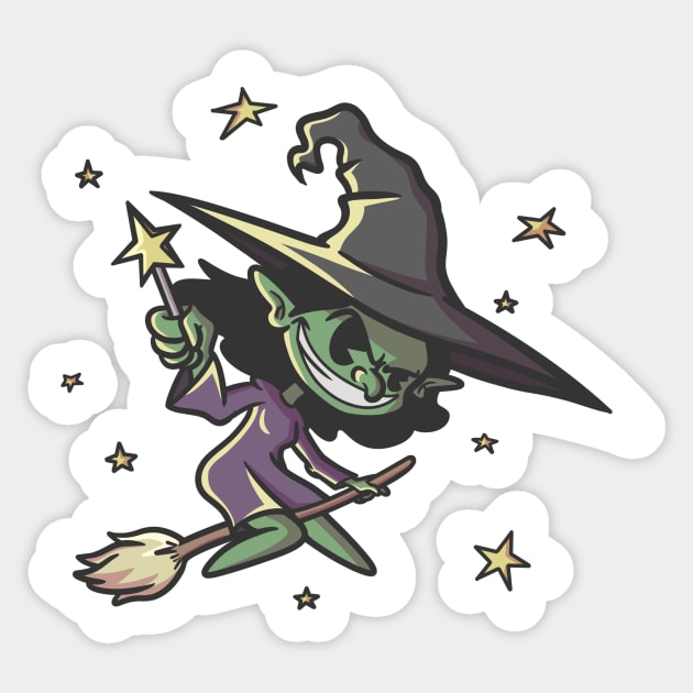 The witch - Witch - Sticker | TeePublic