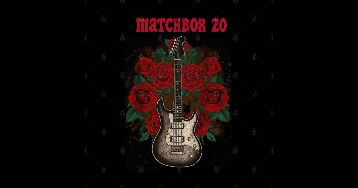 MATCHBOX 20 BAND FAN ART - Matchbox 20 Band Fan Art - Sticker | TeePublic