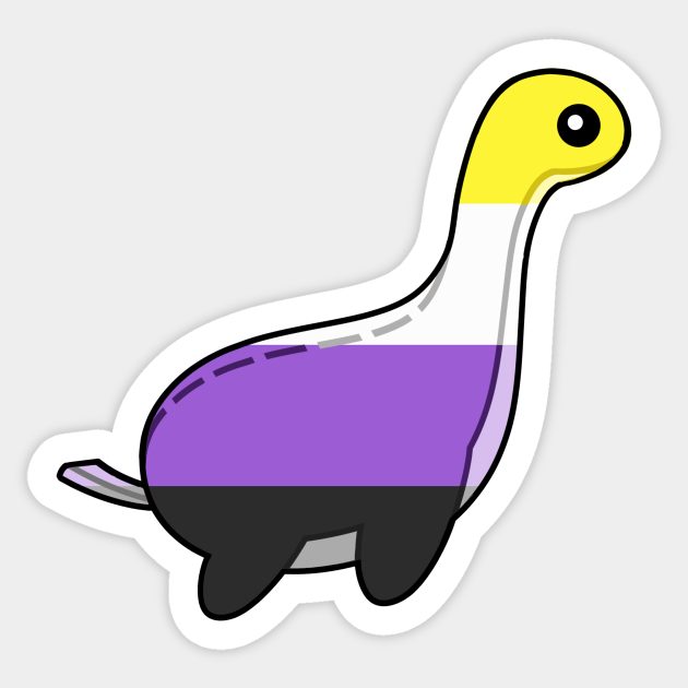 Nonbinary Nessie Apex Legends - Apex Legends - Sticker | TeePublic