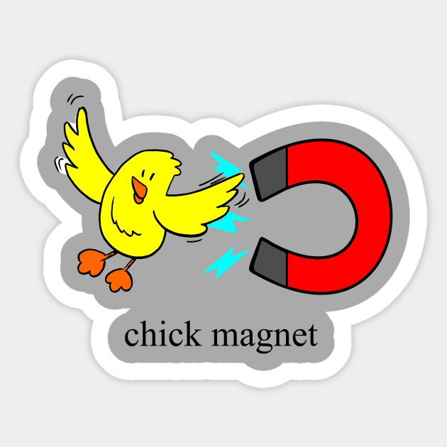 Chick Magnet - Chick - Sticker | TeePublic