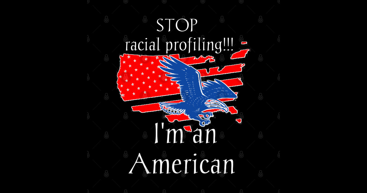 stop racial profiling - Racial Equality - Pin | TeePublic