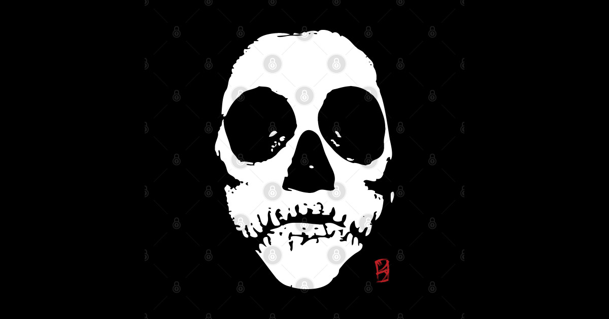 skull face - Skull Face - Sticker | TeePublic