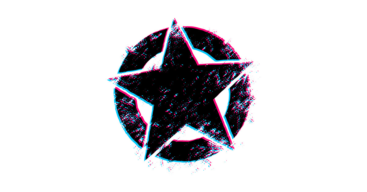Weathered Star - 3D - Star Shape - T-Shirt | TeePublic