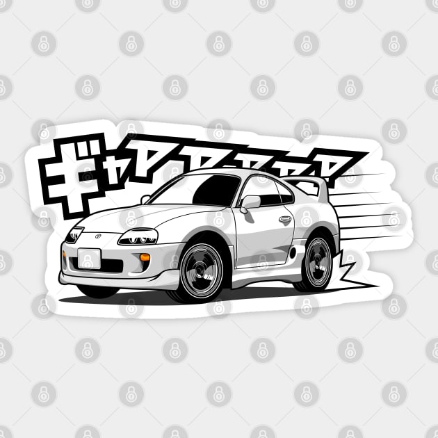 Toyota Supra RZ Initial D - Toyota Supra Rz Initial D - Sticker | TeePublic