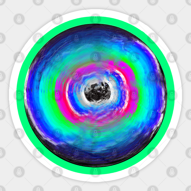 Planet of Colors - Inverse Rainbow - Planet Of Colors - Sticker | TeePublic