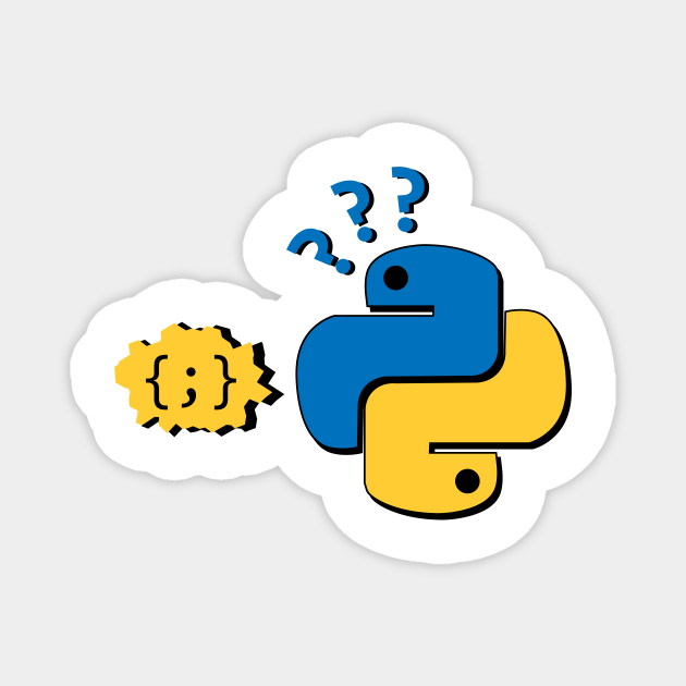 Unexpected Symbols - Python - Magnet | TeePublic Unexpected Symbols - Python - Magnet | TeePublic