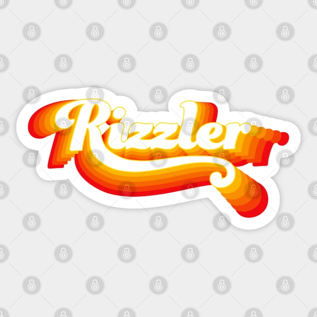 Rizzler Fire - Rizzler - Sticker | TeePublic