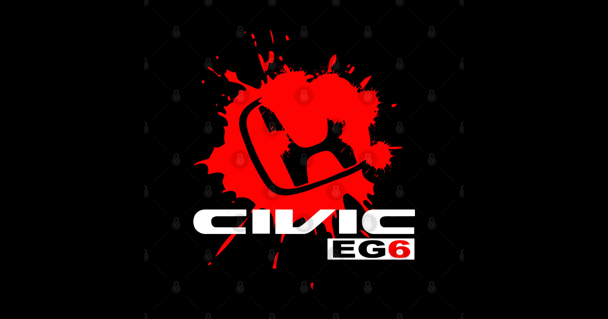 Honda Civic EG6 Splash - Honda Civic Eg6 - Sticker | TeePublic
