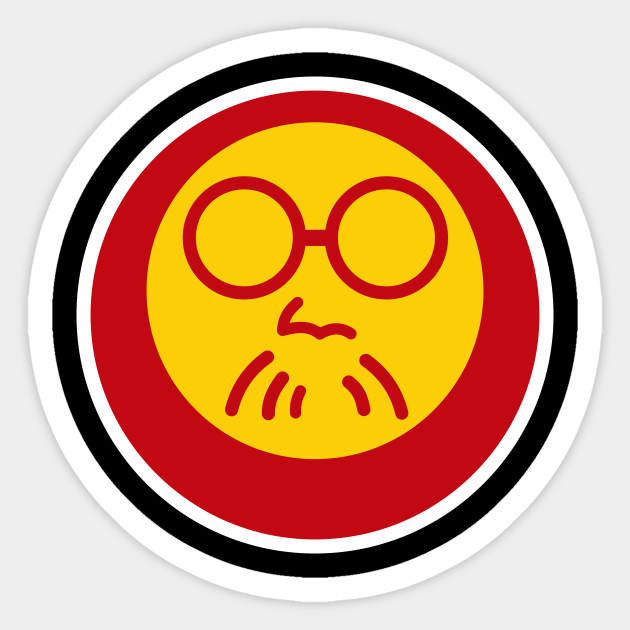 Sakamoto Days Face Logo - Sakamoto Days - Sticker | TeePublic