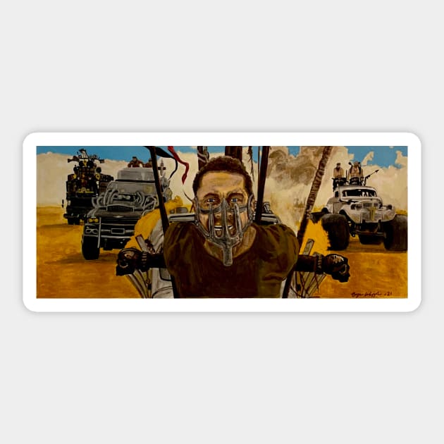 Mad Max Fury Road - Mad Max Post Apocalyptic Tom Hardy Aust - Sticker ...