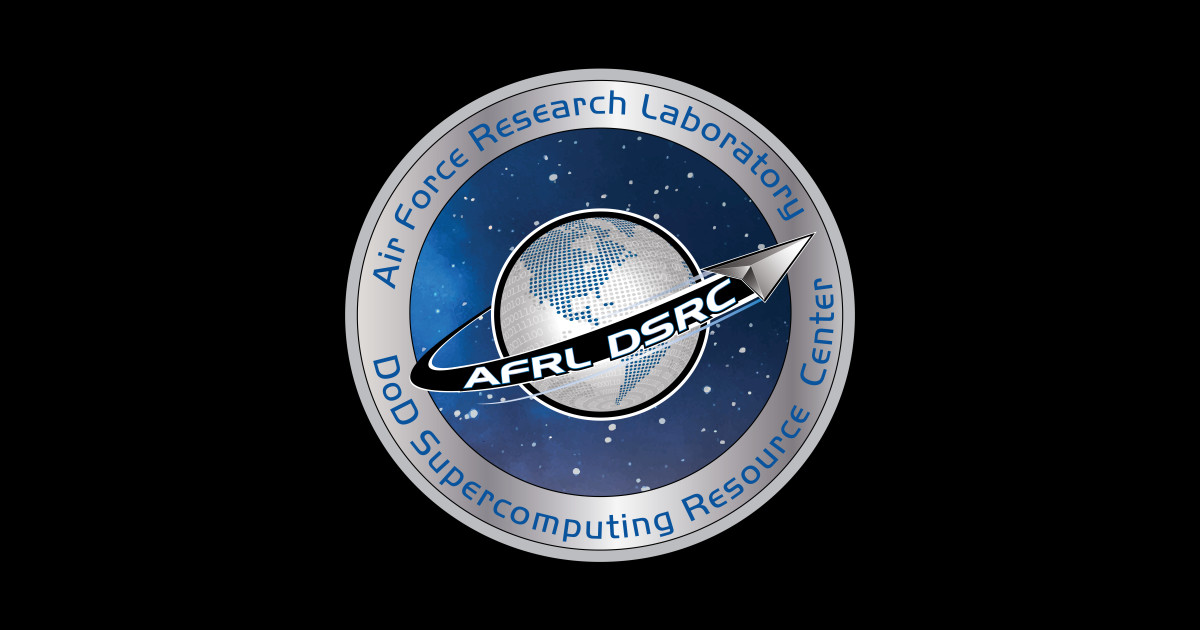 AFRL DSRC Round logo - Front and Back - Logo - Sticker | TeePublic