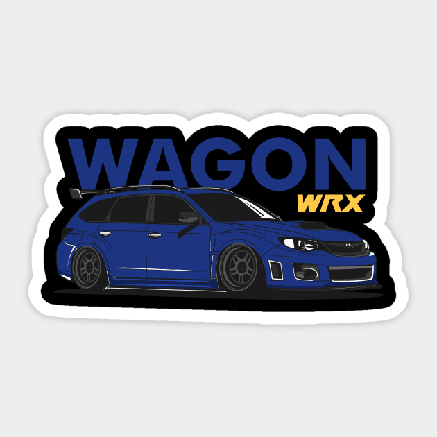 wrx wagon stancenation - Wrx - Sticker | TeePublic