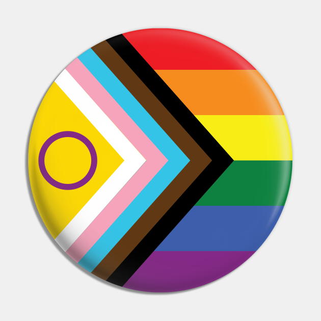 Intersex Inclusive Progress Pride Flag Pride Pin Teepublic