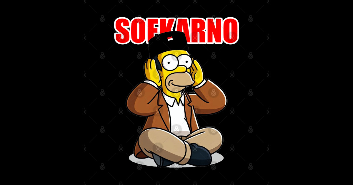 SOEKARNO - Indonesia - Sticker | TeePublic