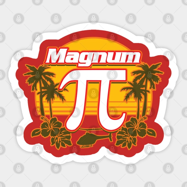 Magnum Pi - Magnum Pi - Sticker | TeePublic
