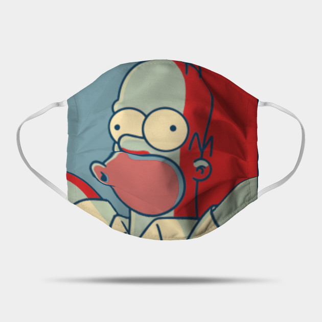 Homer simpsons - Simpsons - Mask | TeePublic