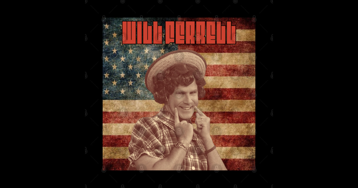 Will Ferrell / Comedy Style - Will Ferrell - Sticker | TeePublic