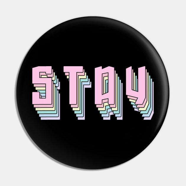 Kpop Stray Kids Official Fandom STAY - Kpop Stray Kids - Pin | TeePublic