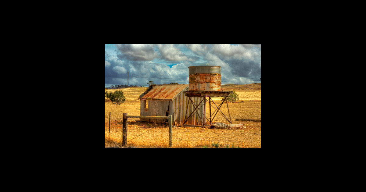 Old Barn & Water Tank, Kanmantoo, South Australia - Adelaide Hills ...