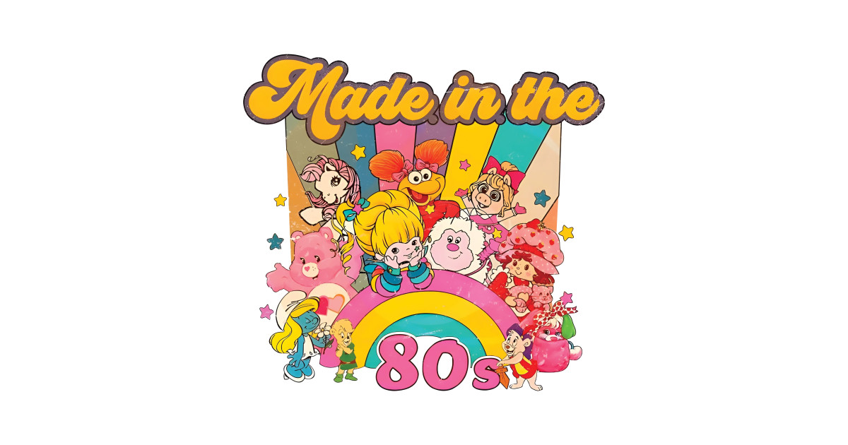 Cartoon Friends Nostalgia Friends 80's Cartoon Characters Rainbow Ca!re ...