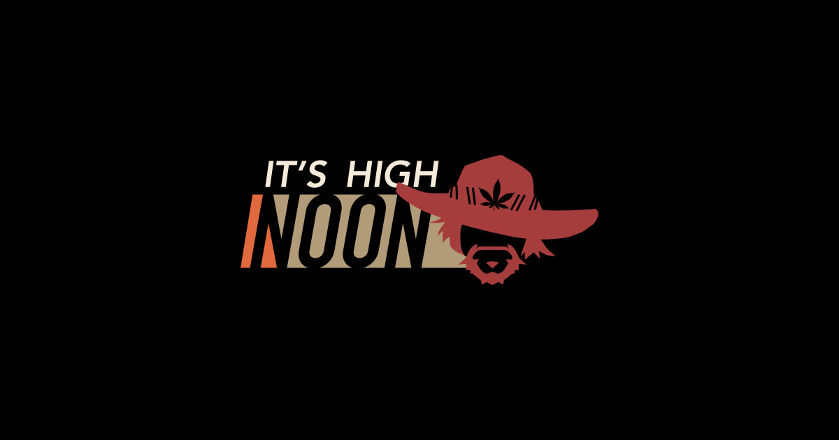 It's HIGH noon - Overwatch - Sticker | TeePublic