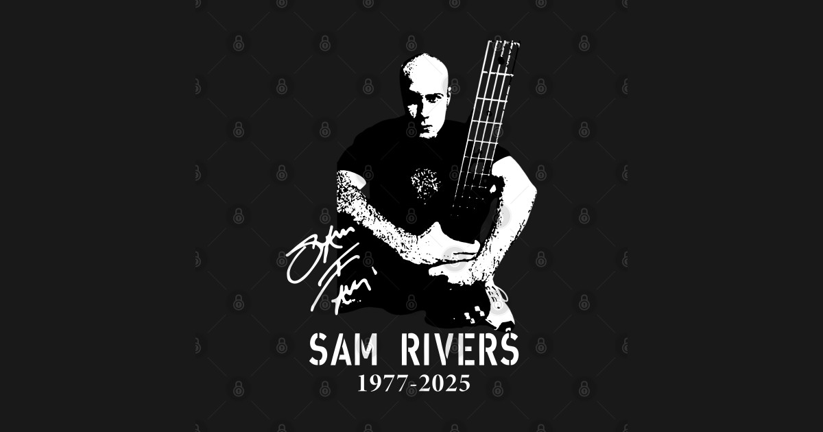 Vintage RIP Sam-Rivers 1977 2025 - Live Laugh Limp Bizkit - T-Shirt ...