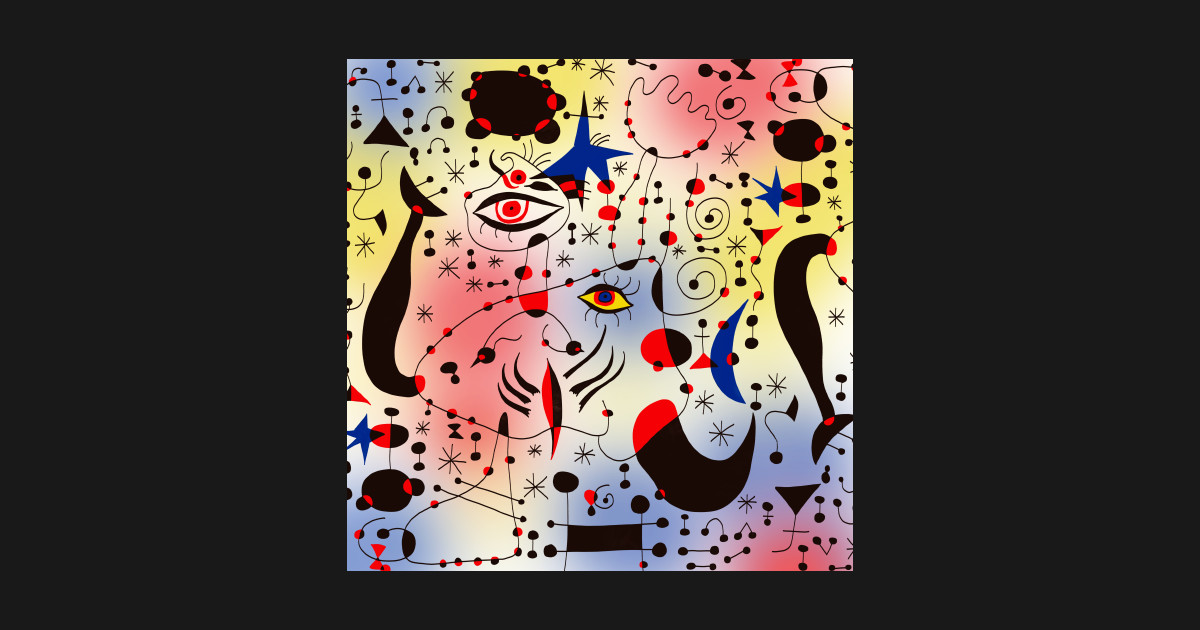 Miro Colorful Pattern - Miro Colorful - T-Shirt | TeePublic