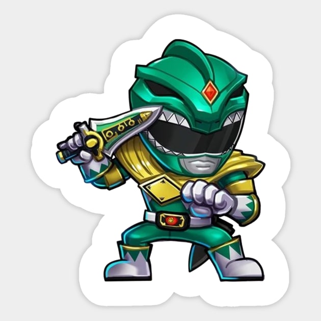 green ranger - Green Ranger - Sticker | TeePublic