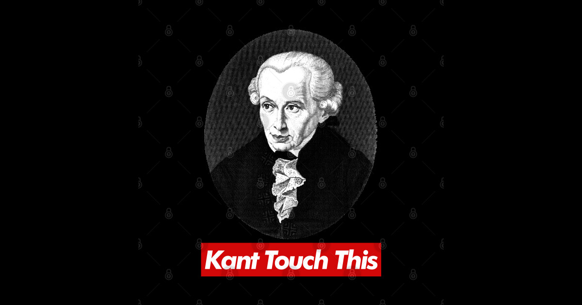Kant Touch This / Philosophy Meme Design - Kant Touch This - Sticker ...