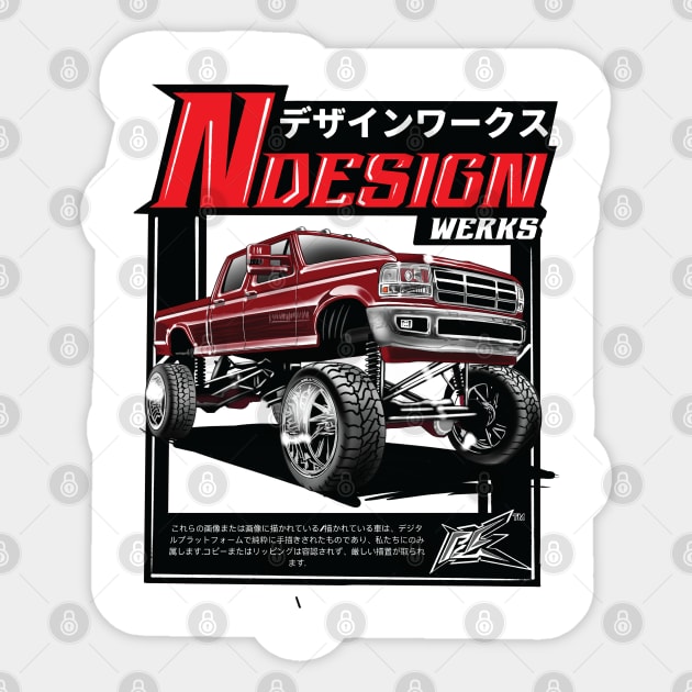 ford f250 ranger lifted truck - F250 Obs - Sticker | TeePublic