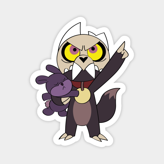 Owl House King And Rabbit Plush The Owl House Magnet Teepublic