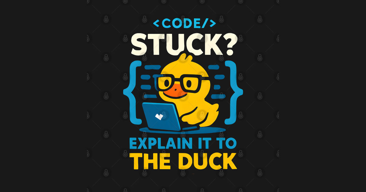 Explain Code To Duck - Rubber Duck Debugging - T-Shirt | TeePublic