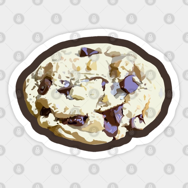 Chocolate Chip - Cookie - Sticker | TeePublic