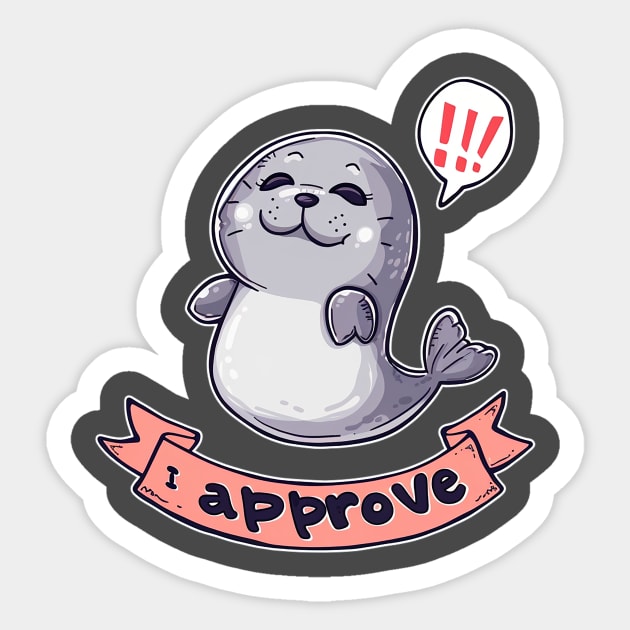 i approve - I Approve - Sticker | TeePublic