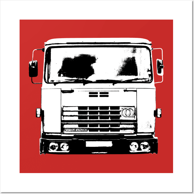 Seddon Atkinson 400 classic 1970s British lorry block black/white ...