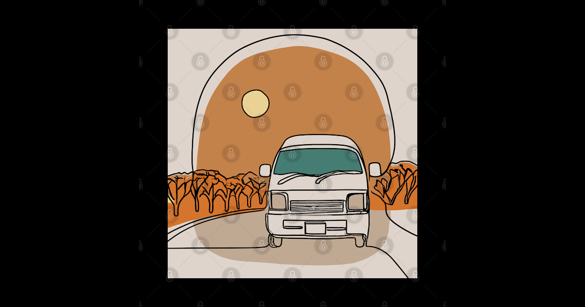 Kei Car Line Art - Kei Car - Sticker | TeePublic
